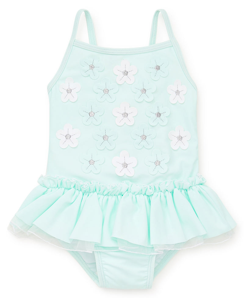 Little Me 3D Aqua Flower Swimsuit – Bloom Kids Collection